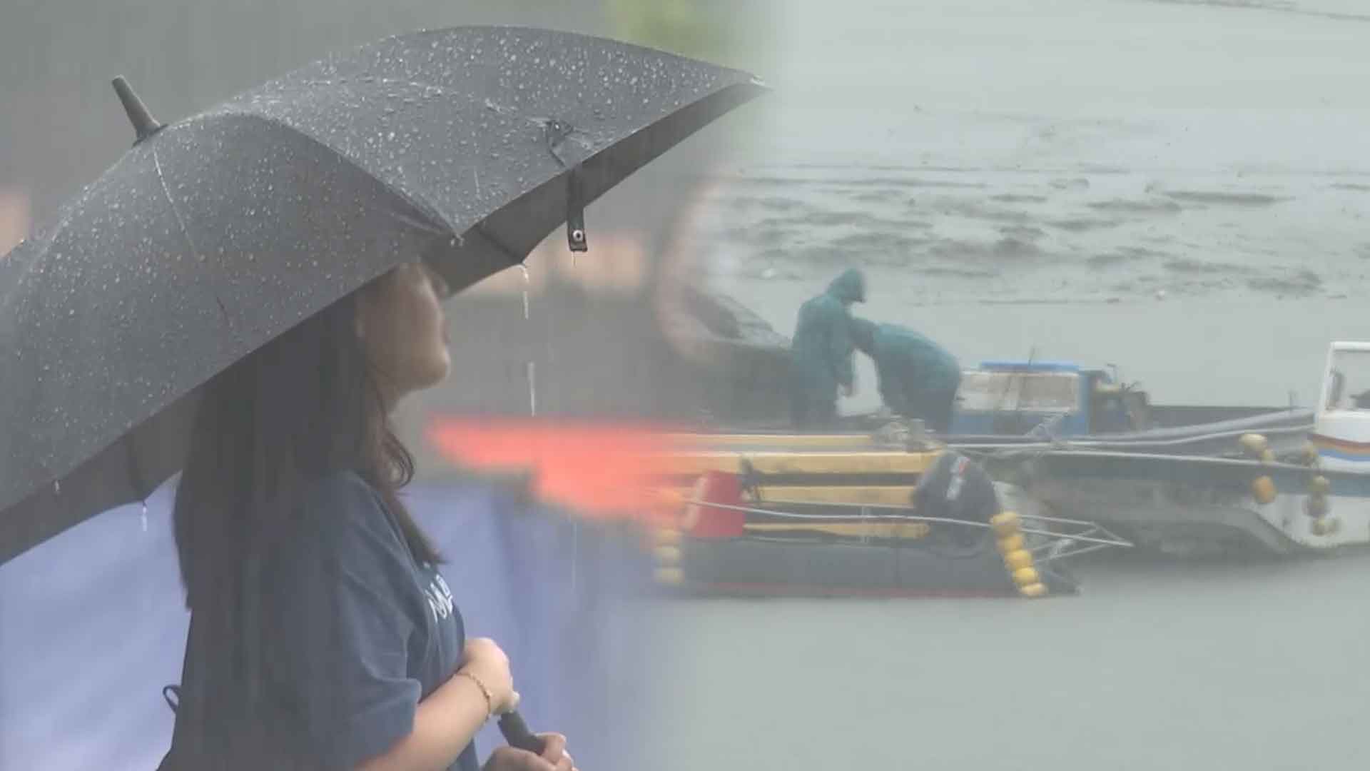 오늘 밤까지 전국 비…중부·전북 시간당 최대 50㎜ | TVING