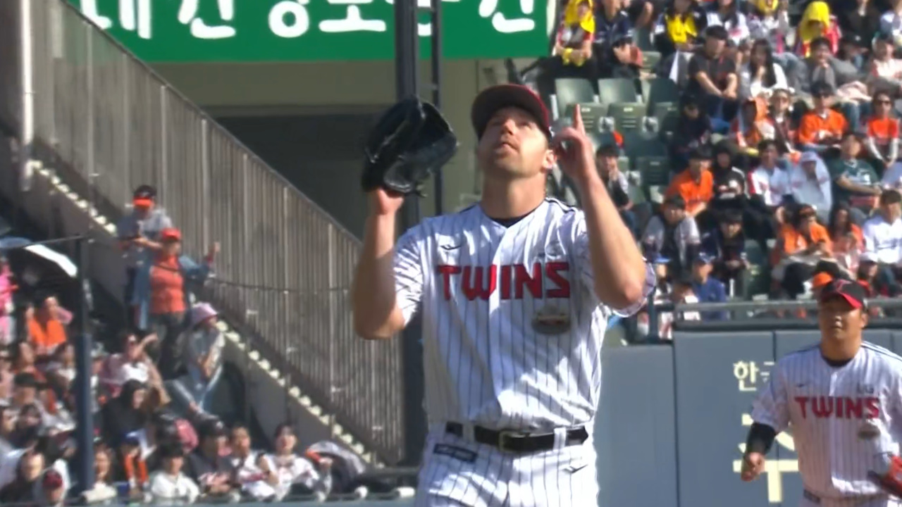 [LG] 2024/2024/3/23 '삼자범퇴' 엔스의 위력적인 투구 | TVING