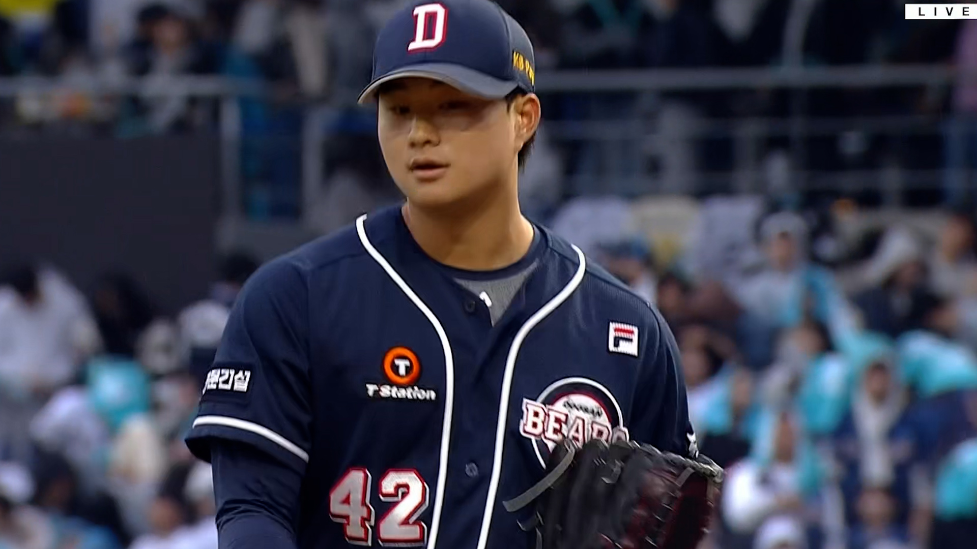 [두산] 2024/3/24 허경민 호수비로 위기 탈출하는 최지강 | TVING