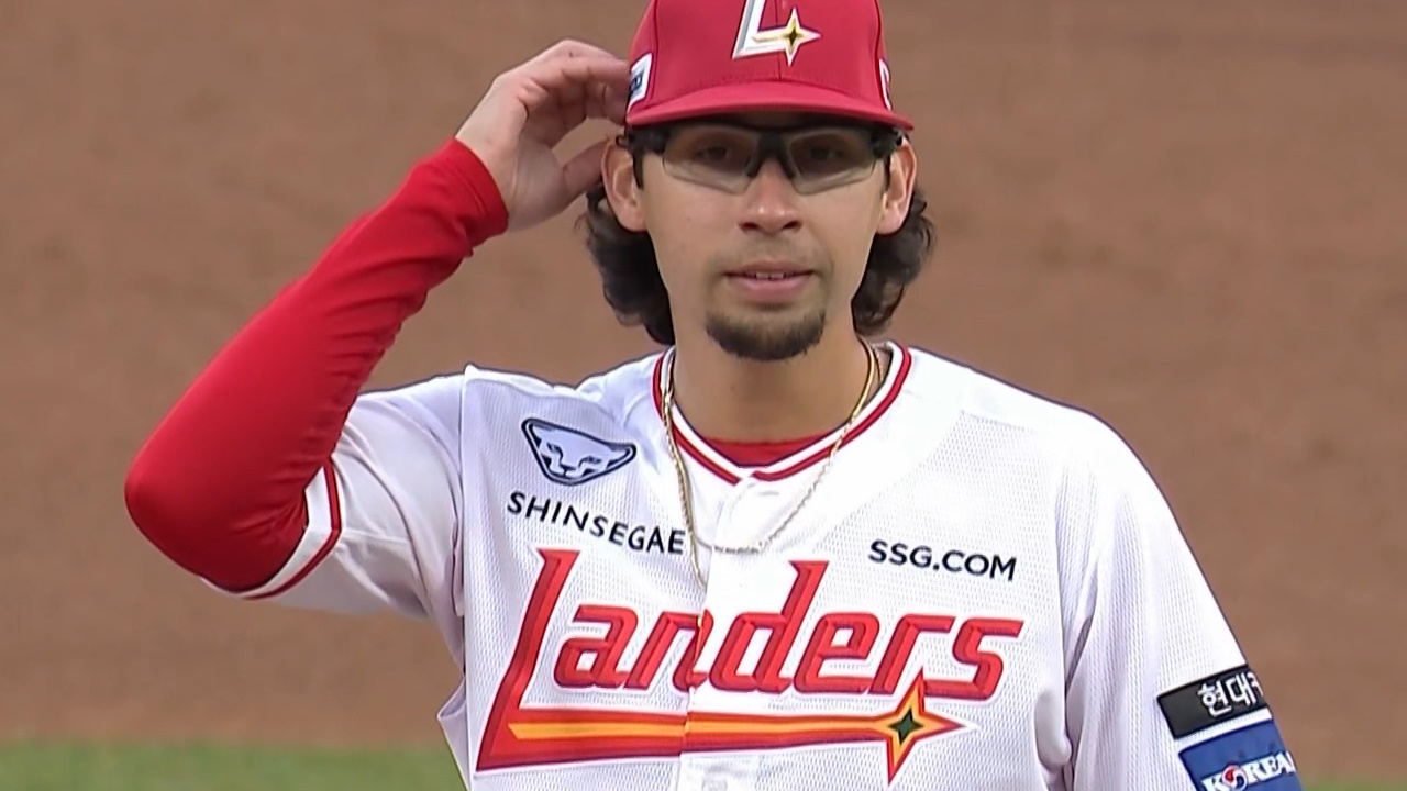 [SSG] 2024/3/26 KBO 첫 등판 로버트 더거의 깔끔한 1회 | TVING