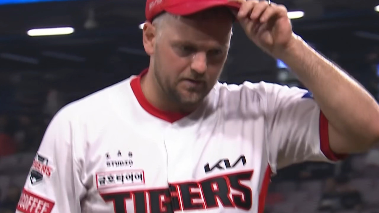 [KIA] 2024/4/11 2사 2,3루의 위기를 막아내는 크로우 | TVING