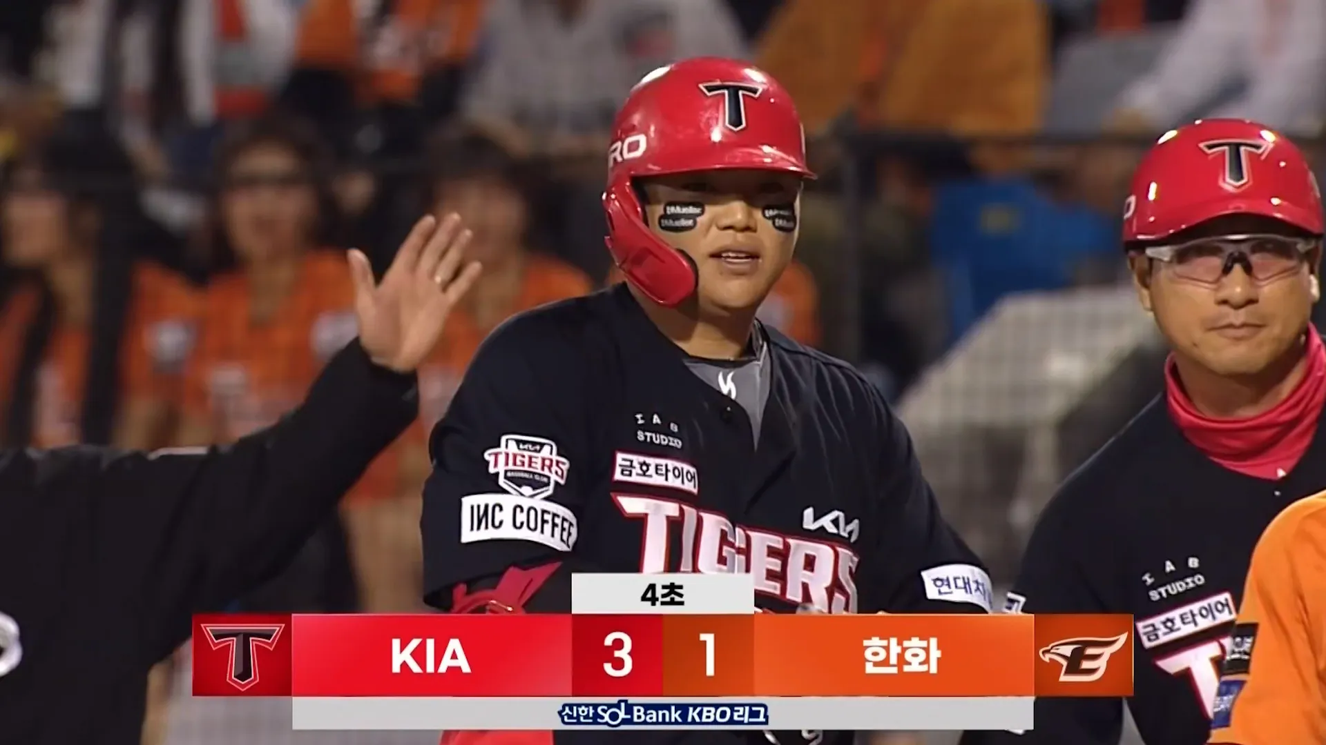 [KIA] 2024/4/12 추가점을 만드는 한준수의 적시타 | TVING