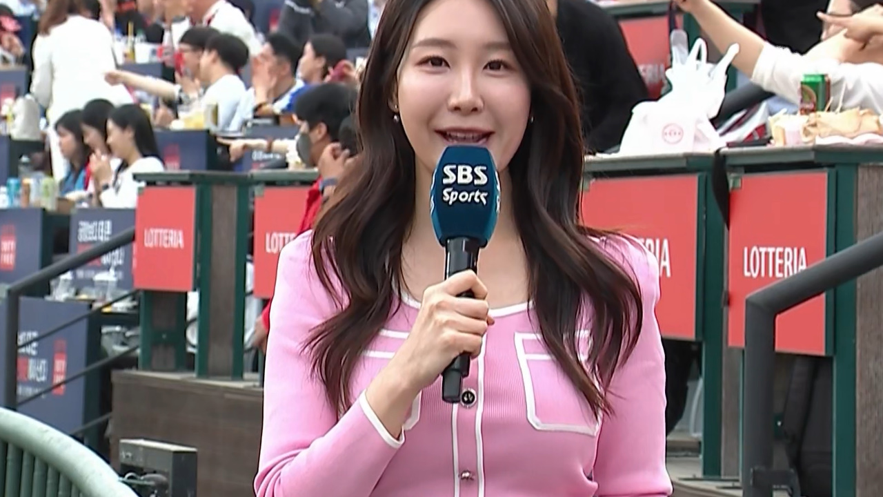 [롯데] 2024/4/19 이지현 아나운서의 경기 전 현장 리포팅 | TVING