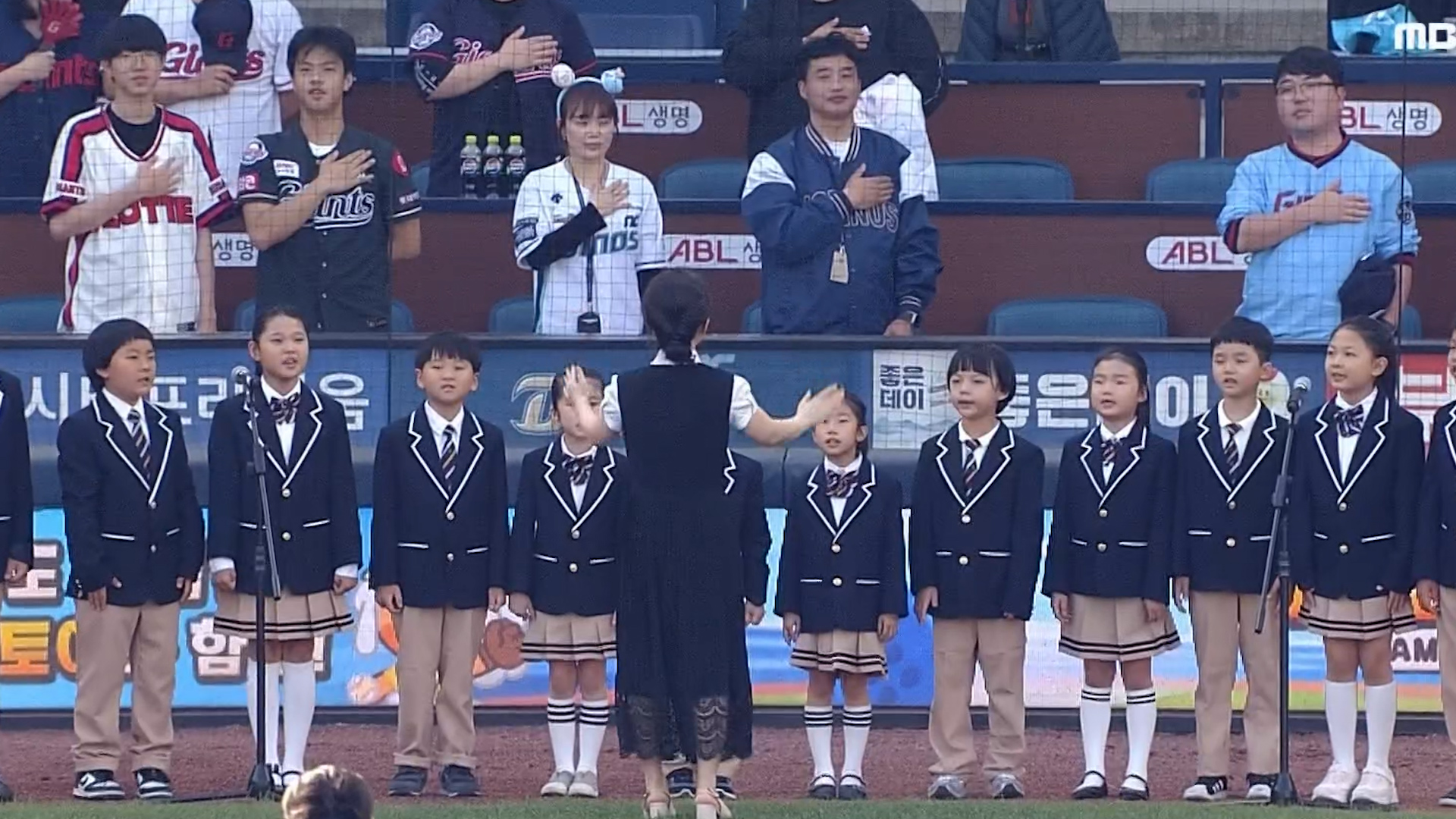 [NC] 2024/4/27 리틀램스 중창단의 애국가 제창 | TVING