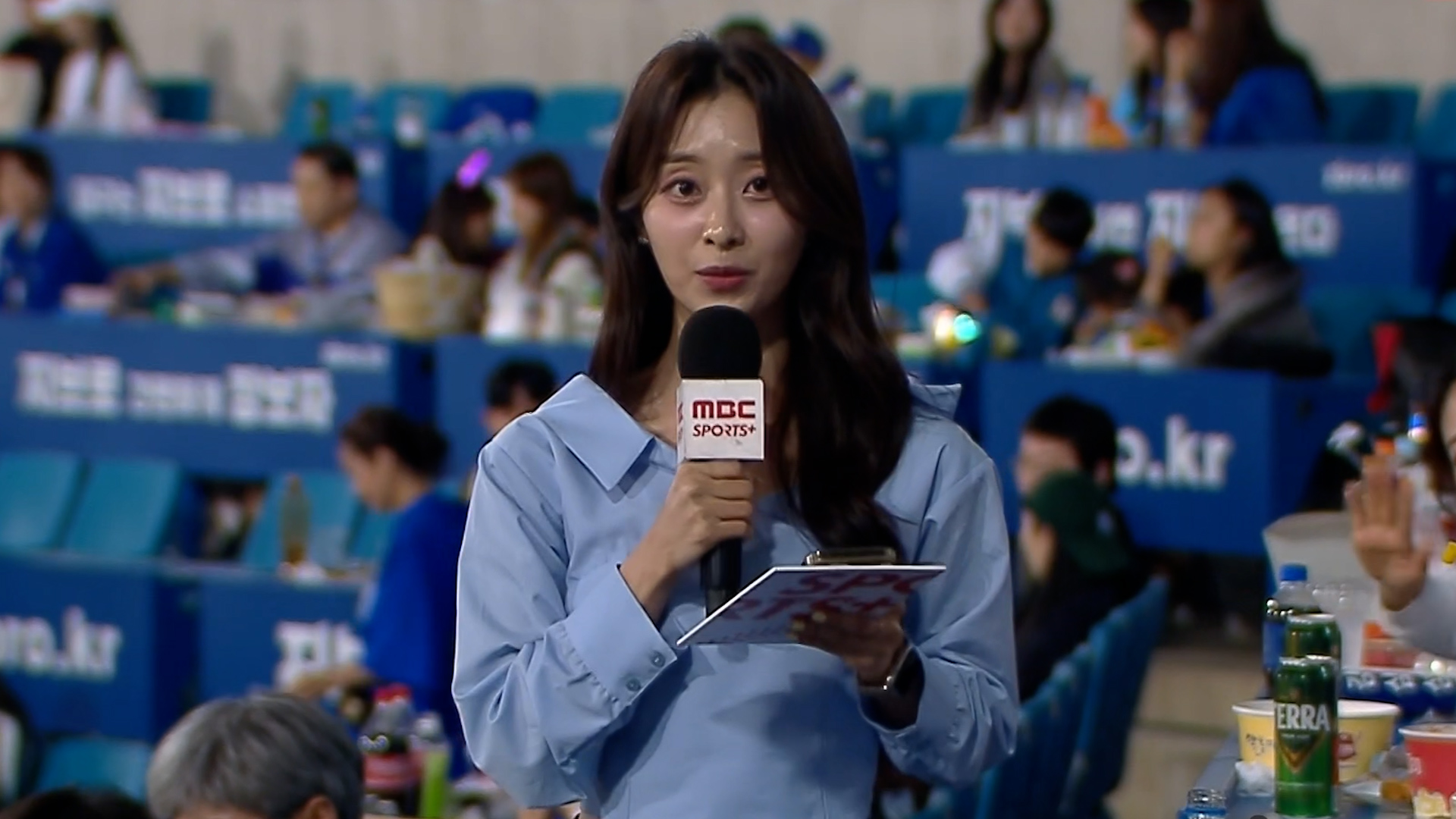 [삼성] 2024/5/28 심효정 리포터의 경기 중간 현장 리포팅 | TVING