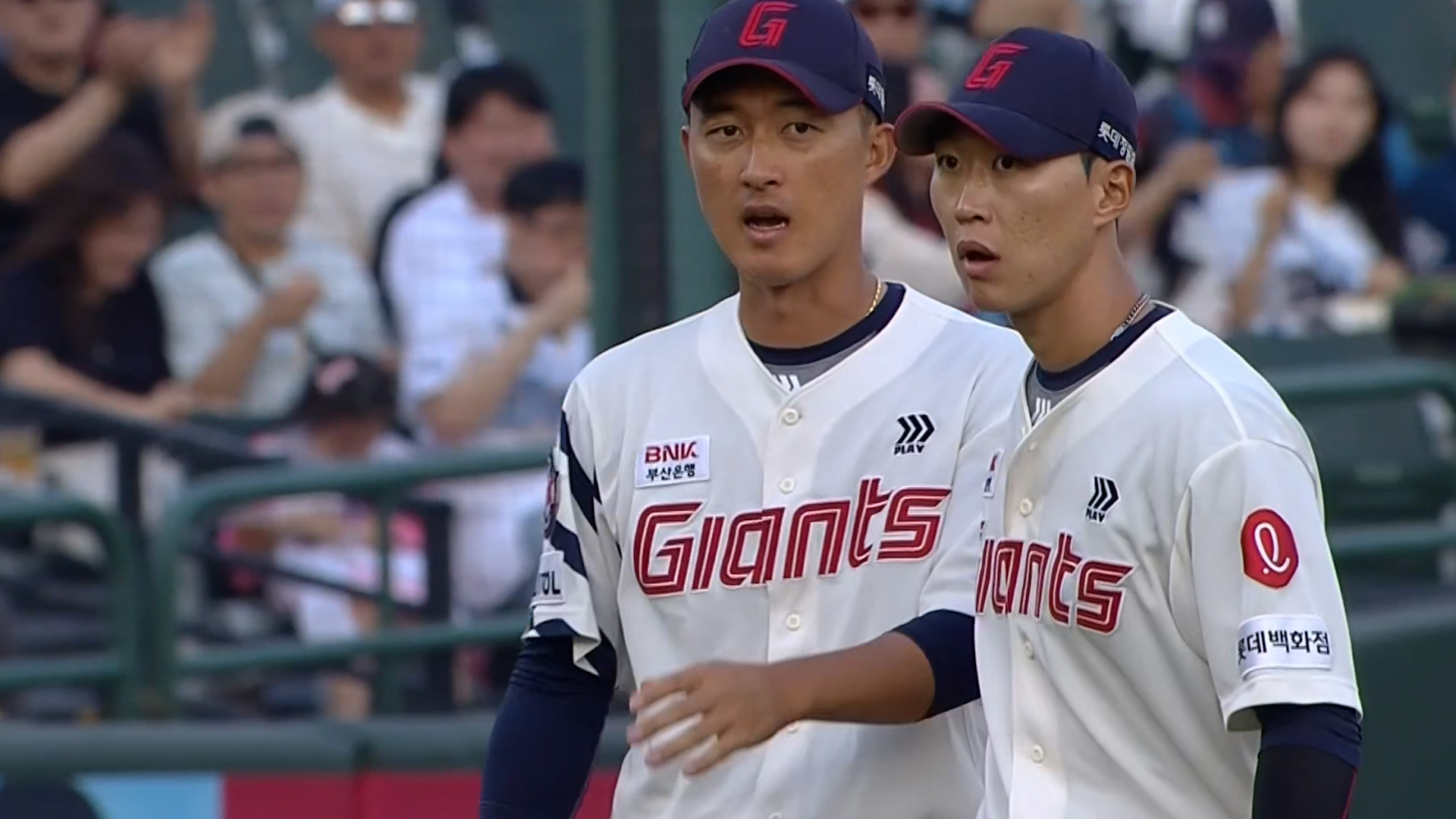 [롯데] 2024/5/31 강한 타구를 몸으로 막은 3루수 노진혁의 호수비 | TVING