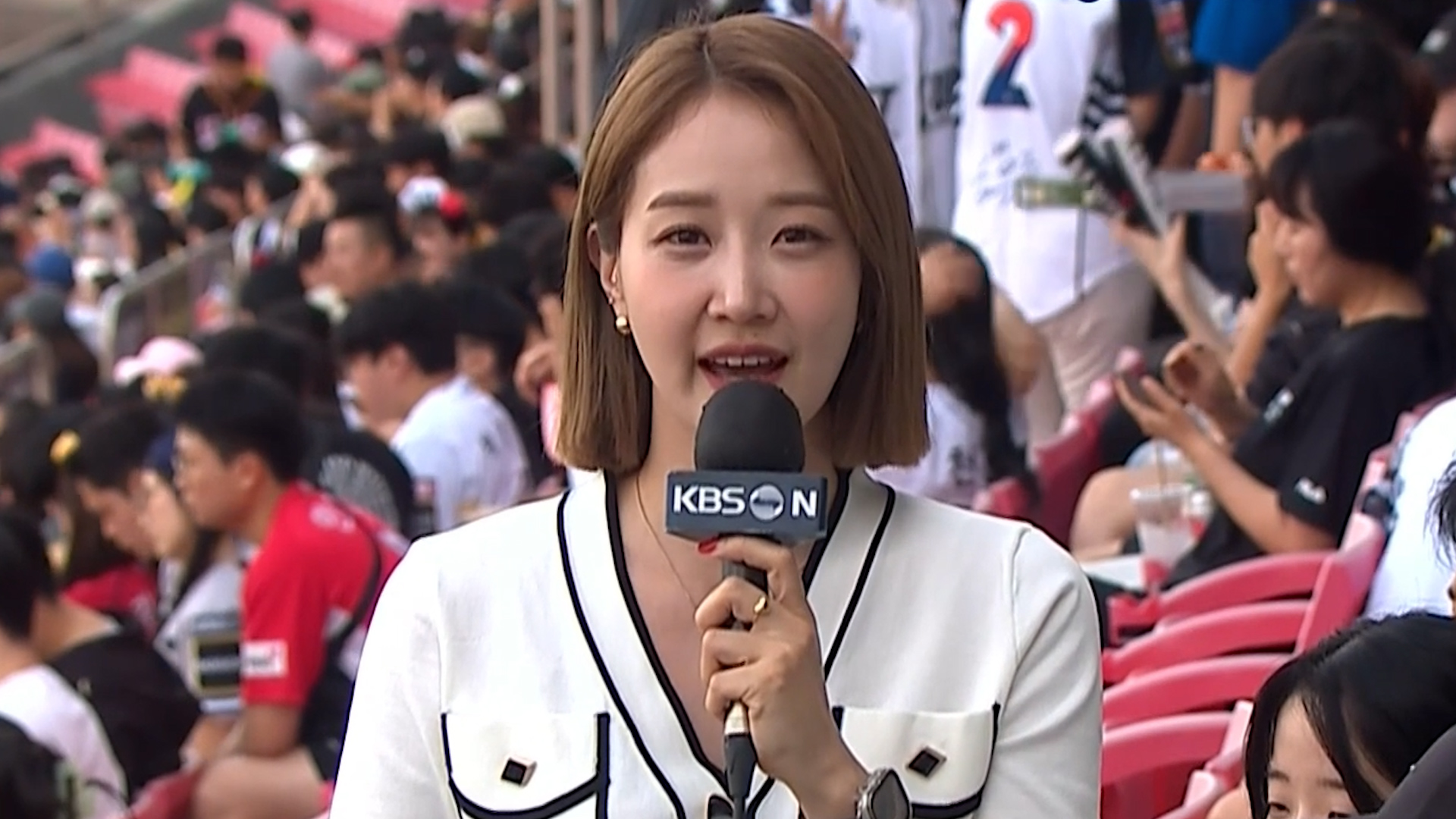 [KT] 2024/6/14 조은지 아나운서의 경기 전 현장 리포팅 | TVING