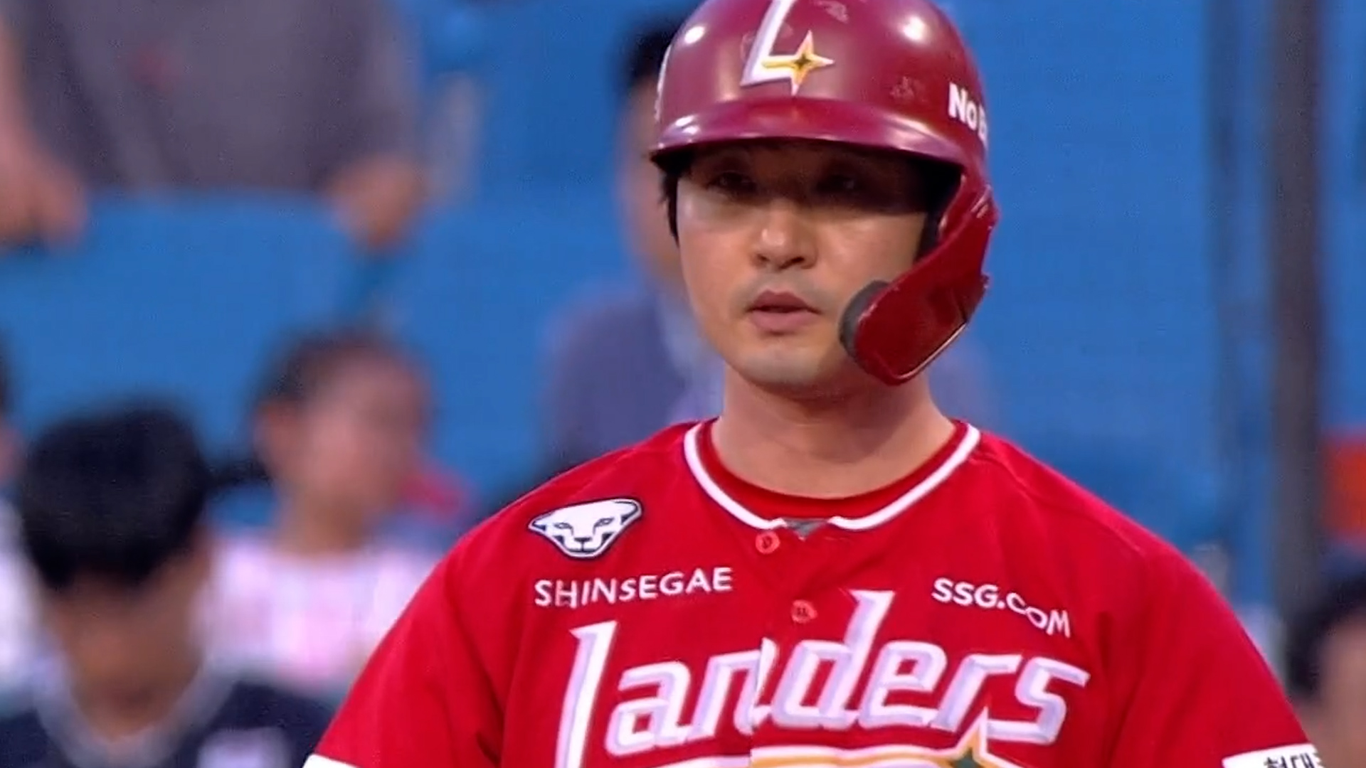 [SSG] 2024/6/18 만루 찬스에서 눈으로 밀어내기 타점 얻어내는 김성현 | TVING