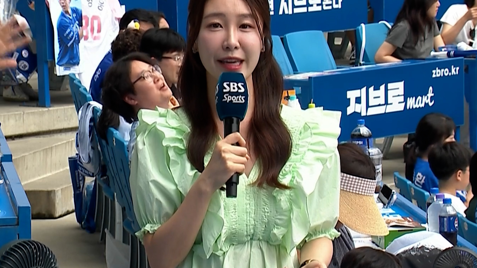 [삼성] 2024/6/23 (DH1) 이지현 아나운서의 경기 전 현장 리포팅 | TVING