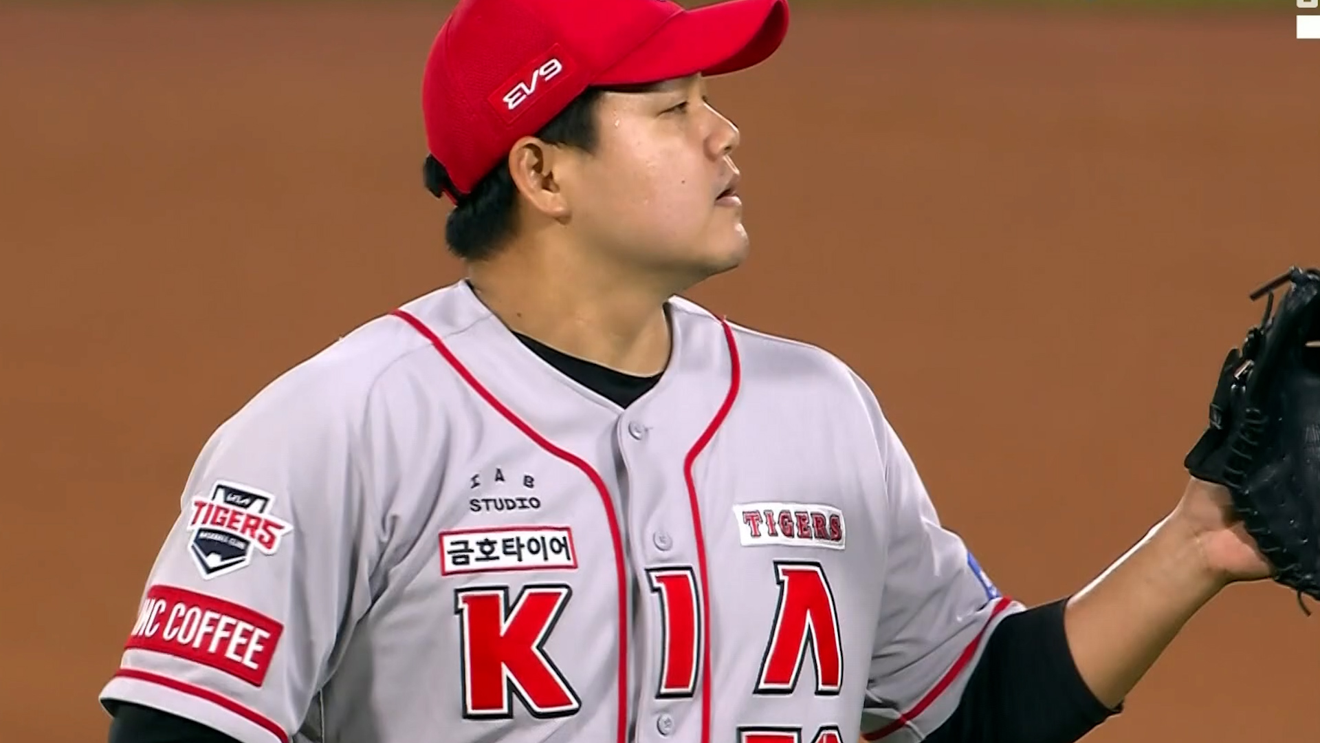 [KIA] 2024/6/25 '승부는 연장전으로' 삼자범퇴로 9회를 정리하는 장현식 | TVING