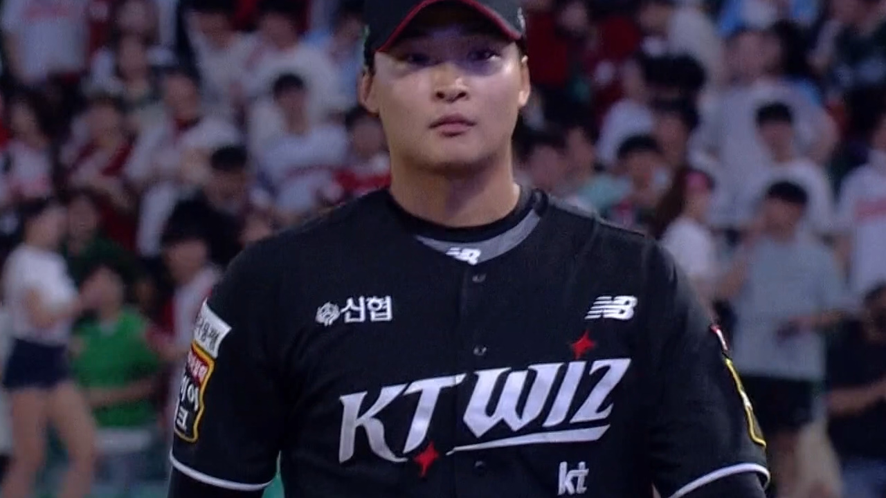 [KT] 2024/6/26 1사 1,2루 위기에서 삼진과 뜬공으로 정리하는 이채호 | TVING