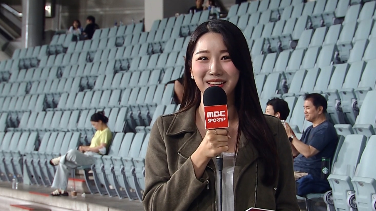 [키움] 2024/6/26 정유성 리포터의 경기 중간 현장 리포팅 | TVING