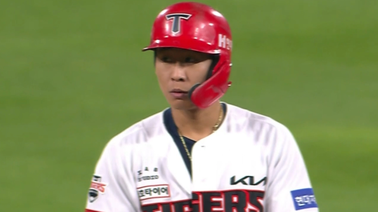 [KIA] 2024/6/28 낮은 공을 톡! 박찬호의 2루타로 한 점 추가하는 KIA | TVING