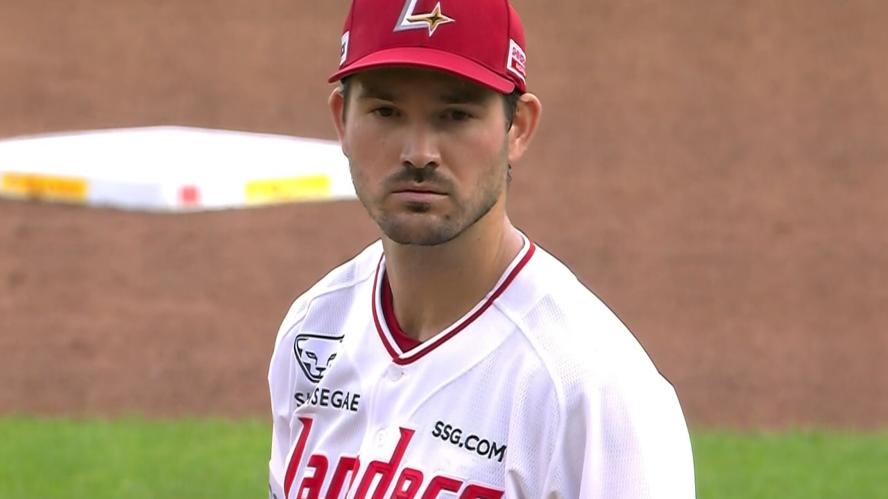 [SSG] 2024/7/11 '153km 강력한 구위' 삼진 처리하는 앤더슨 | TVING