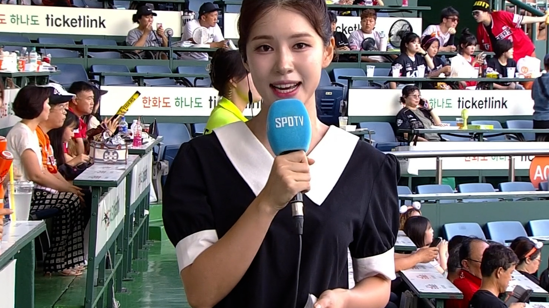 [한화] 2024/7/21 장민지 리포터의 경기 전 현장 리포팅 | TVING