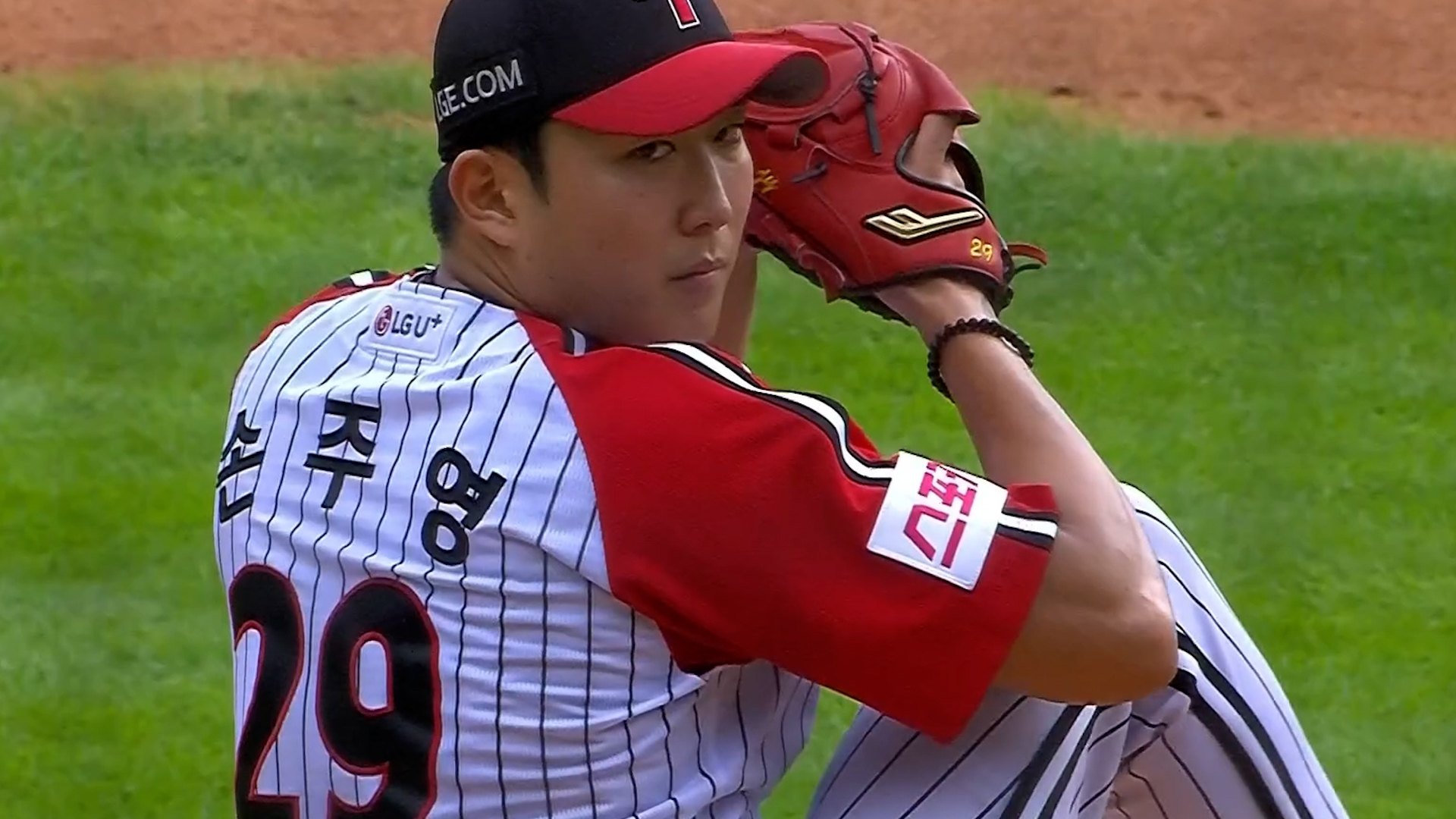 [LG] 2024/7/21 '예리한 슬라이더' 전민재를 삼진 처리하는 손주영 | TVING