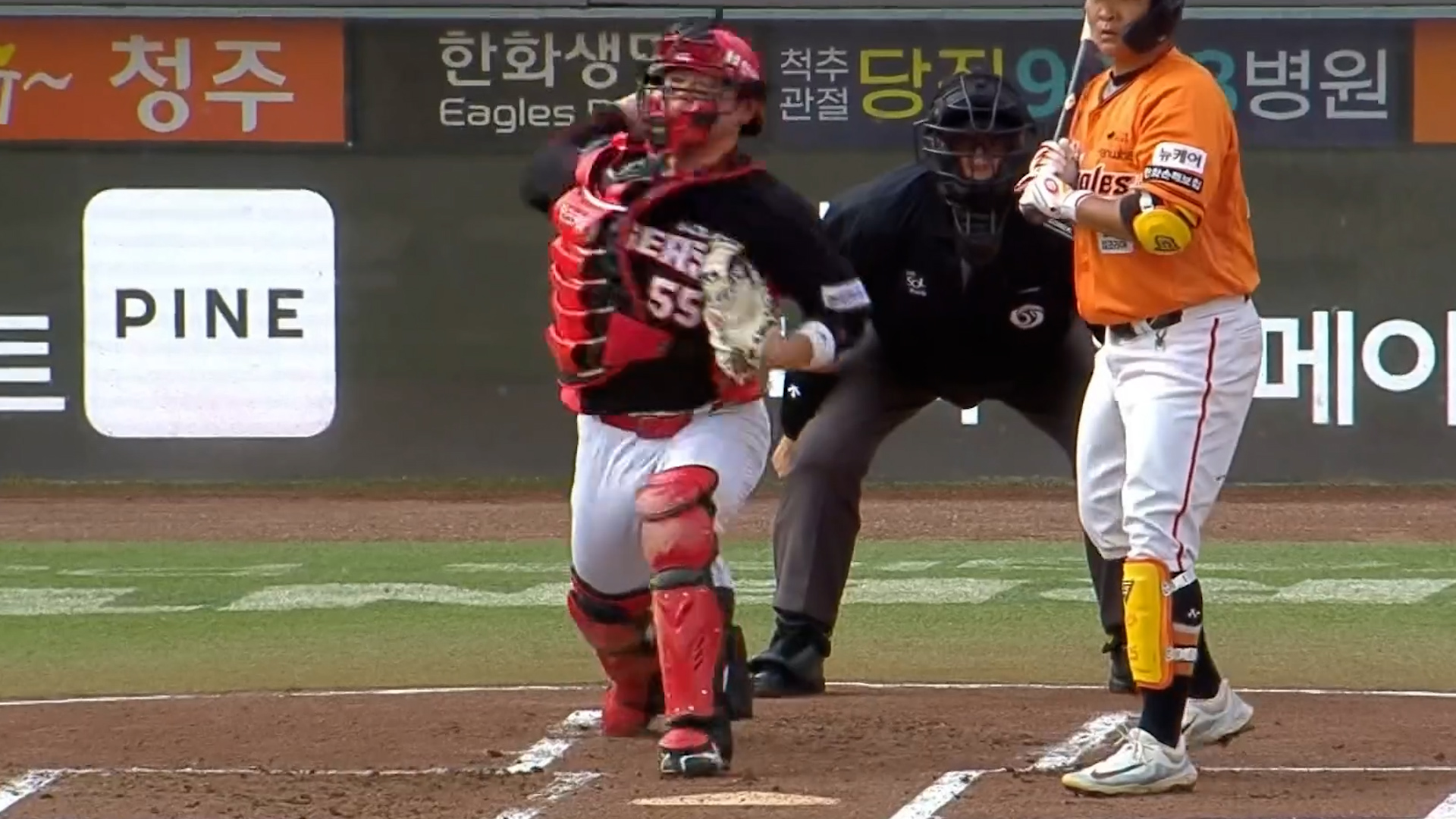 [KIA] 2024/7/21 '자동 태그 송구' 2루 도루 저지하는 한준수 | TVING