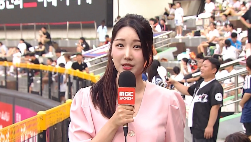 [NC] 2024/7/21 정유성 리포터의 경기 중간 현장 리포팅 | TVING