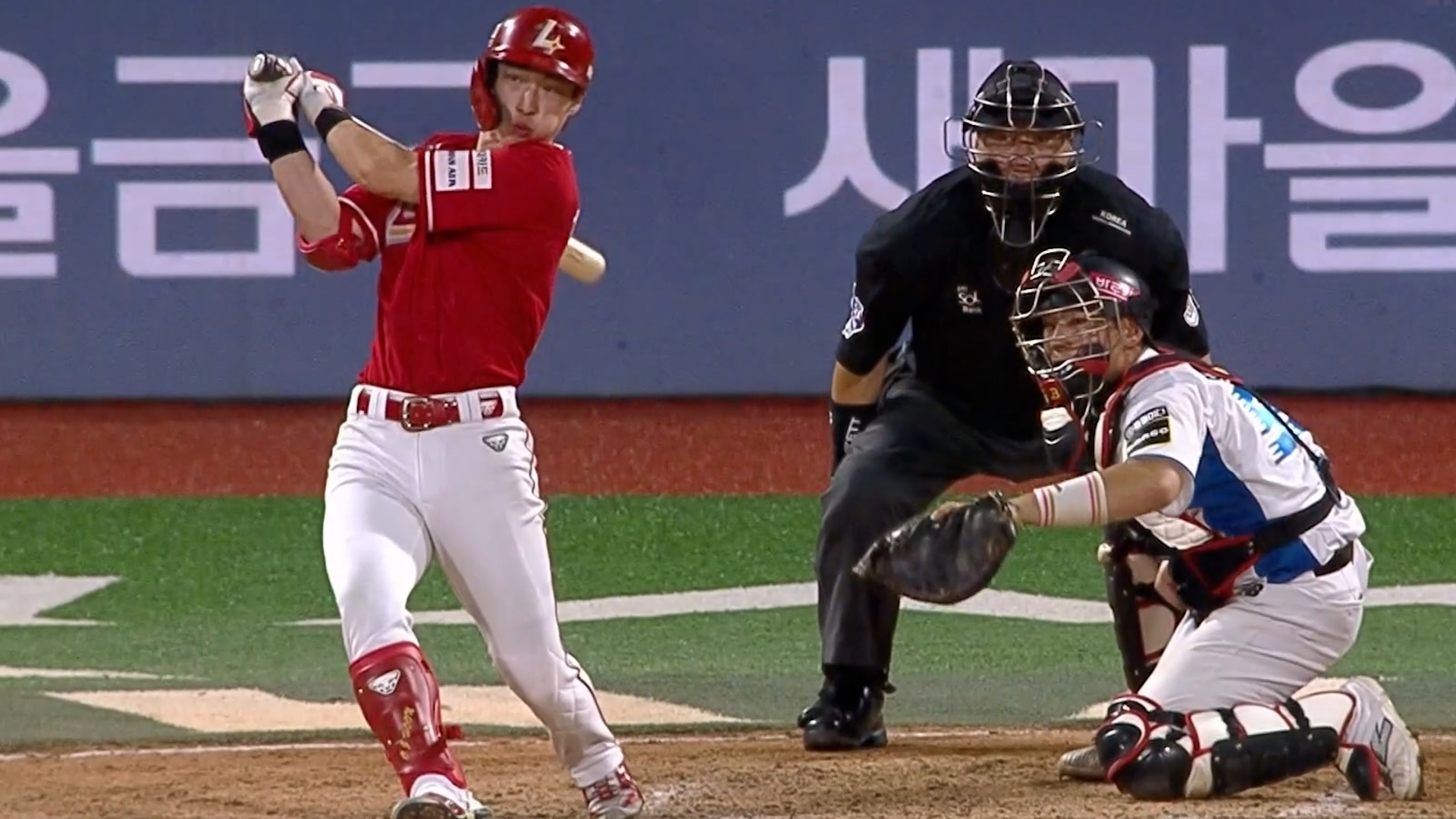 [SSG] 2024/7/24 우중간을 완전히 가른 최지훈의 적시 3루타! | TVING