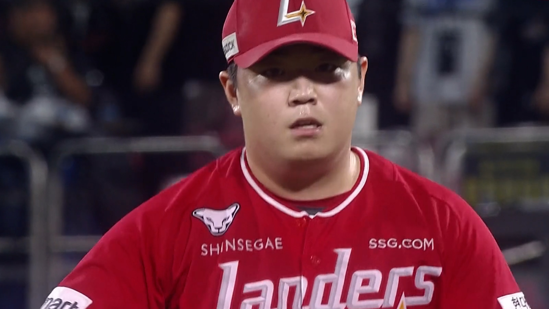 [SSG] 2024/7/25 쏟아지는 빗속에서 실점 위기를 넘기는 이로운 | TVING