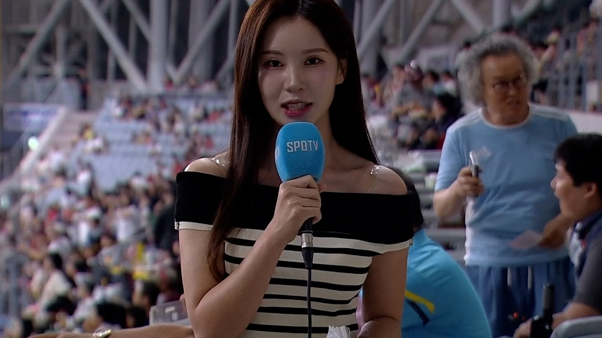 [키움] 2024/7/27 장민지 리포터의 경기 전 현장 리포팅 | TVING