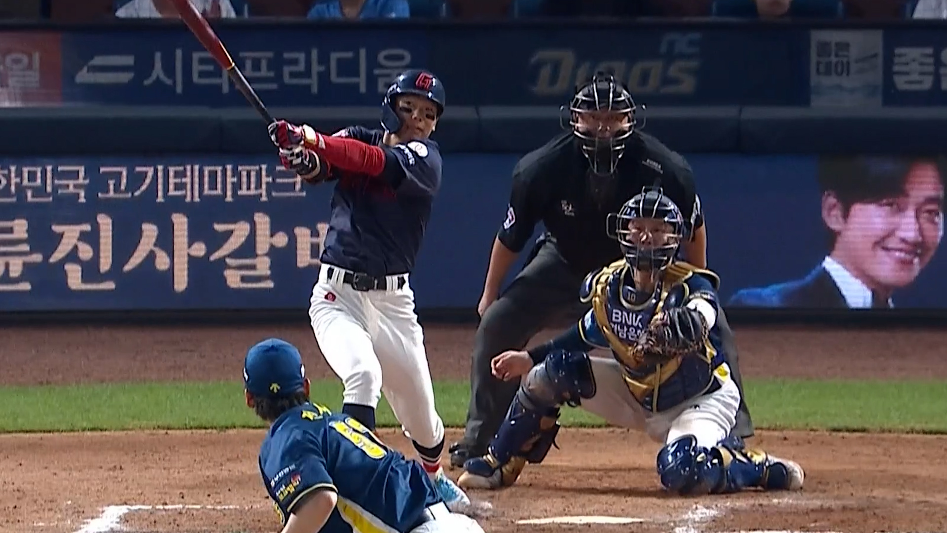 [롯데] 7/27 '시즌 첫 타점' 장두성의 행운의 적시타! | TVING