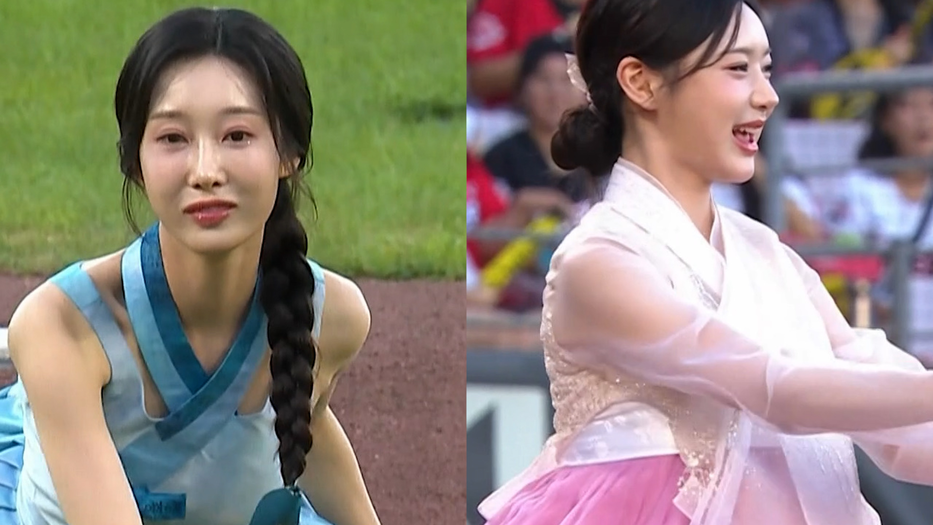 [KIA] 2024/7/31 시구&시타 - 한복모델선발대회 인 코리아 대상 강소명 & 금상 김현지 | TVING