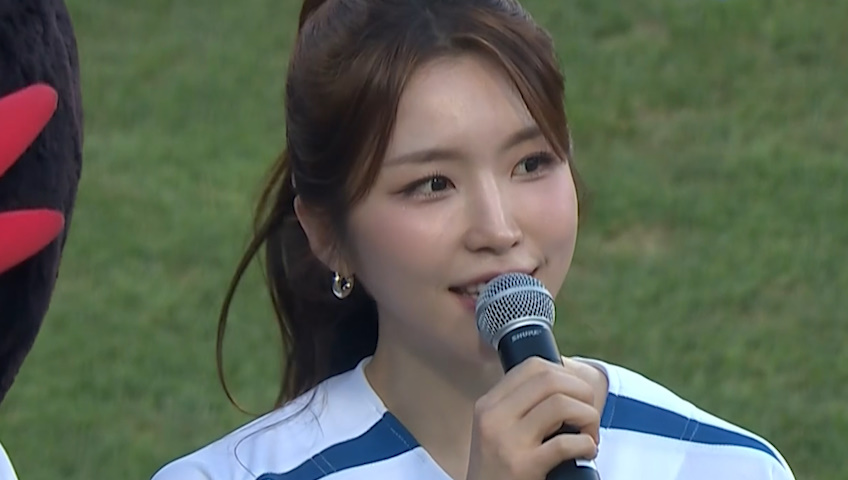 [KT] 2024/7/31 시구 - 인플루언서 성해은 | TVING