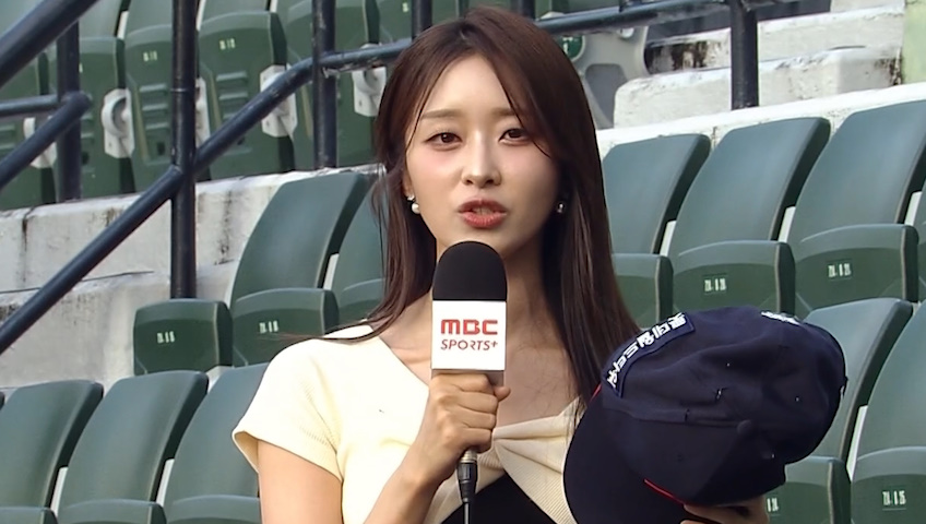[롯데] 2024/8/6 심효정 리포터의 경기 전 현장 리포팅 | TVING