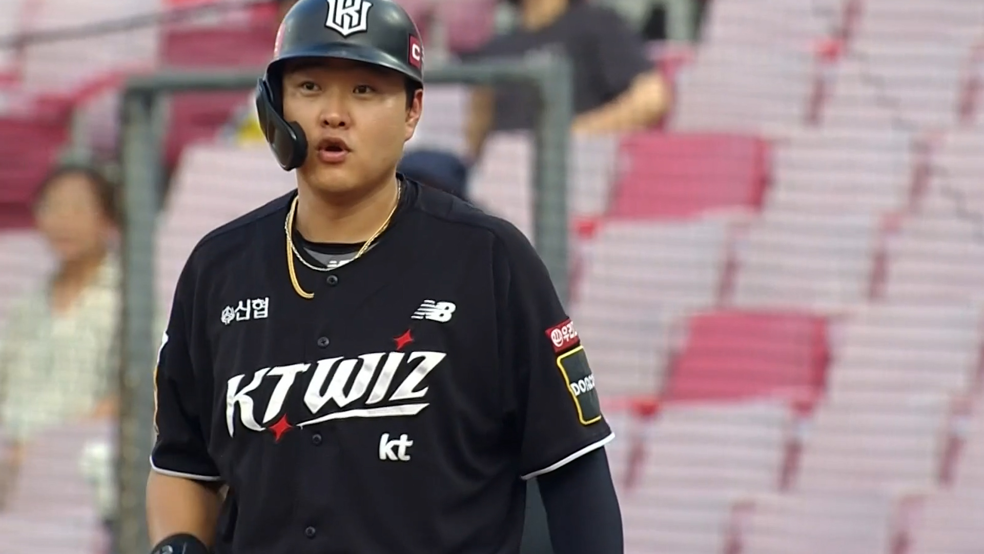 [KT] 8/7 실투를 놓치지 않고 적시타로 연결하는 오재일 | TVING