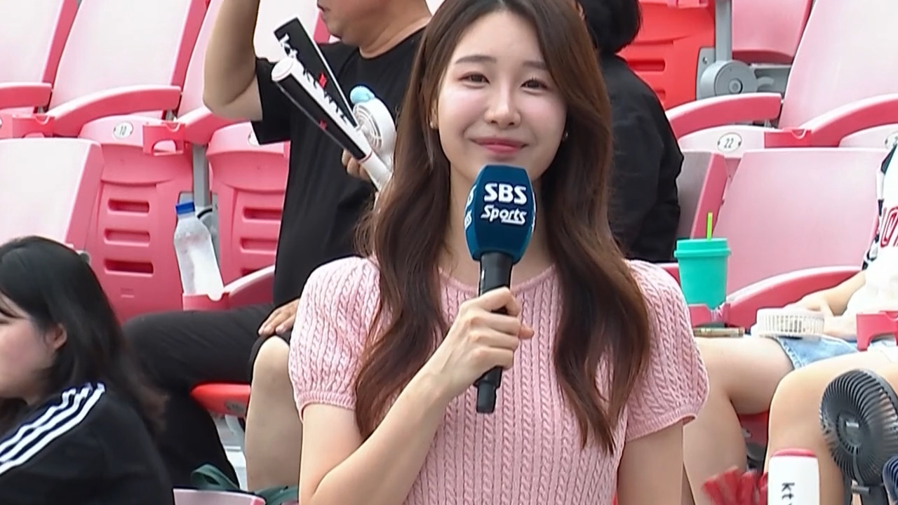 [KT] 2024/8/10 이지현 아나운서의 경기 전 현장 리포팅 | TVING