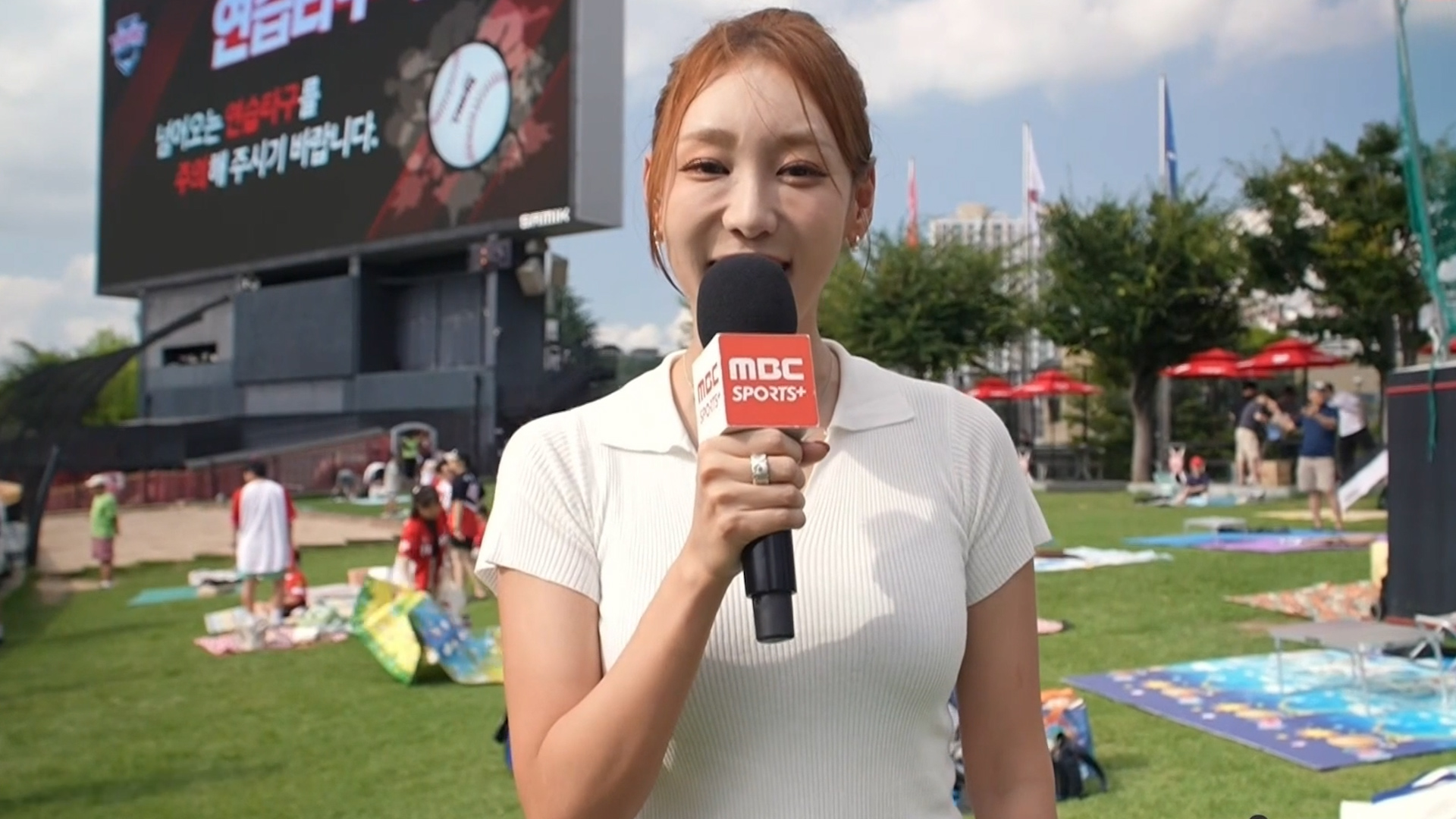 [KIA] 2024/8/11 박지영 아나운서의 경기 전 현장 리포팅 | TVING