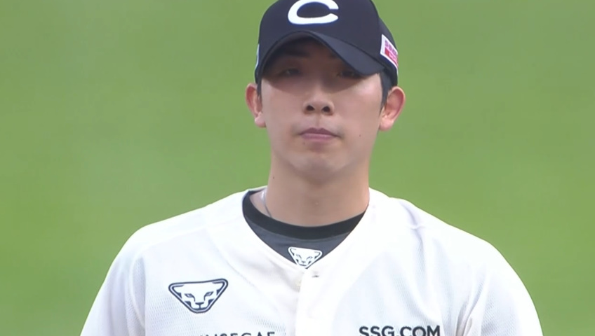 [SSG] 2024/8/18 'ABS 존에 살짝' 채은성을 놀라게 만든 오원석의 위력적인 커브 | TVING