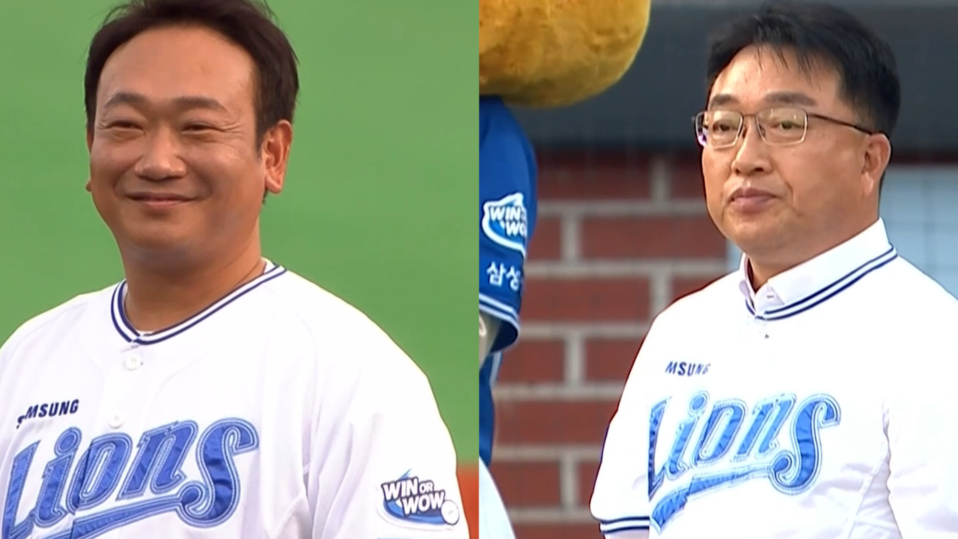 [삼성] 2024/8/21 시구&시타 - 포항청년회의소 회장 정정욱 & 포항JC특우회 부회장 강기순 | TVING