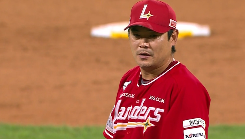 [SSG] 2024/8/29 공 8개로 이닝 삭제하는 노경은 | TVING