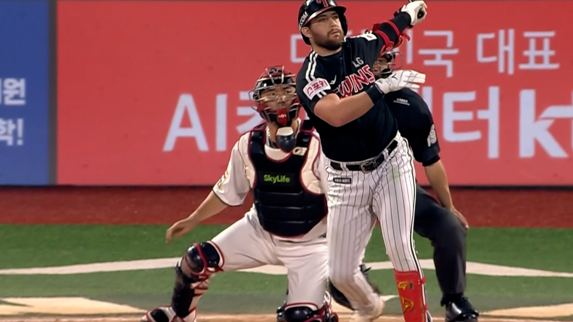 [LG] 2024/8/30 '리그 타점 1위' 바뀐 투수 상대로 2타점 2루타 만드는 오스틴 | TVING