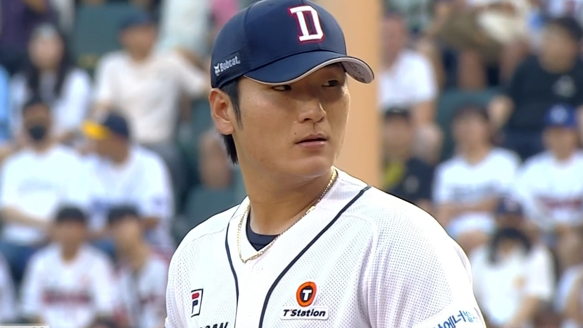 [두산] 2024/8/31 '152km 빠른 공' 삼구삼진으로 이닝 끝내는 곽빈 | TVING