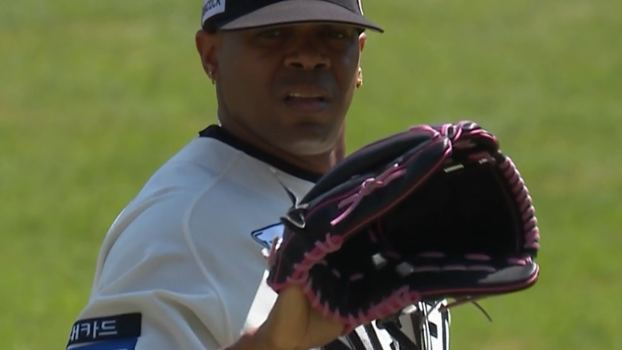 [SSG] 2024/9/1 '좋은 출발' 1회를 삼자범퇴로 마무리하는 엘리아스 | TVING