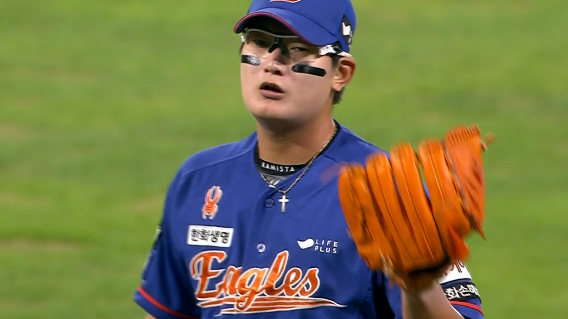 [한화] 2024/9/5 '전광판 구속 159km' 무사 1, 2루의 위기를 막아낸 김서현! | TVING