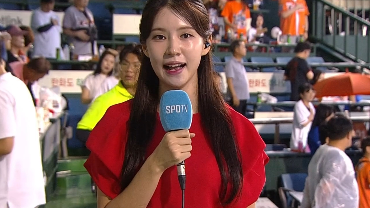 [한화] 2024/9/11 장민지 리포터의 경기 전 현장 리포팅 | TVING