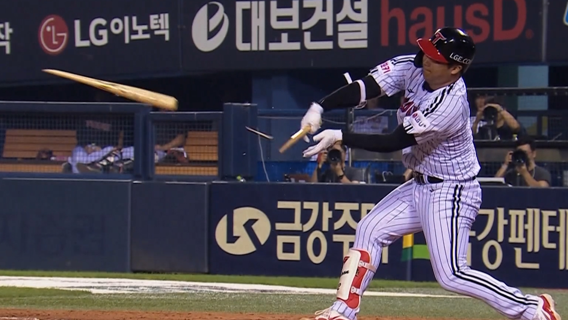 [LG] 2024/9/11 '배트야 고마워!' 우익수 앞에 떨어지는 문보경의 적시타! | TVING