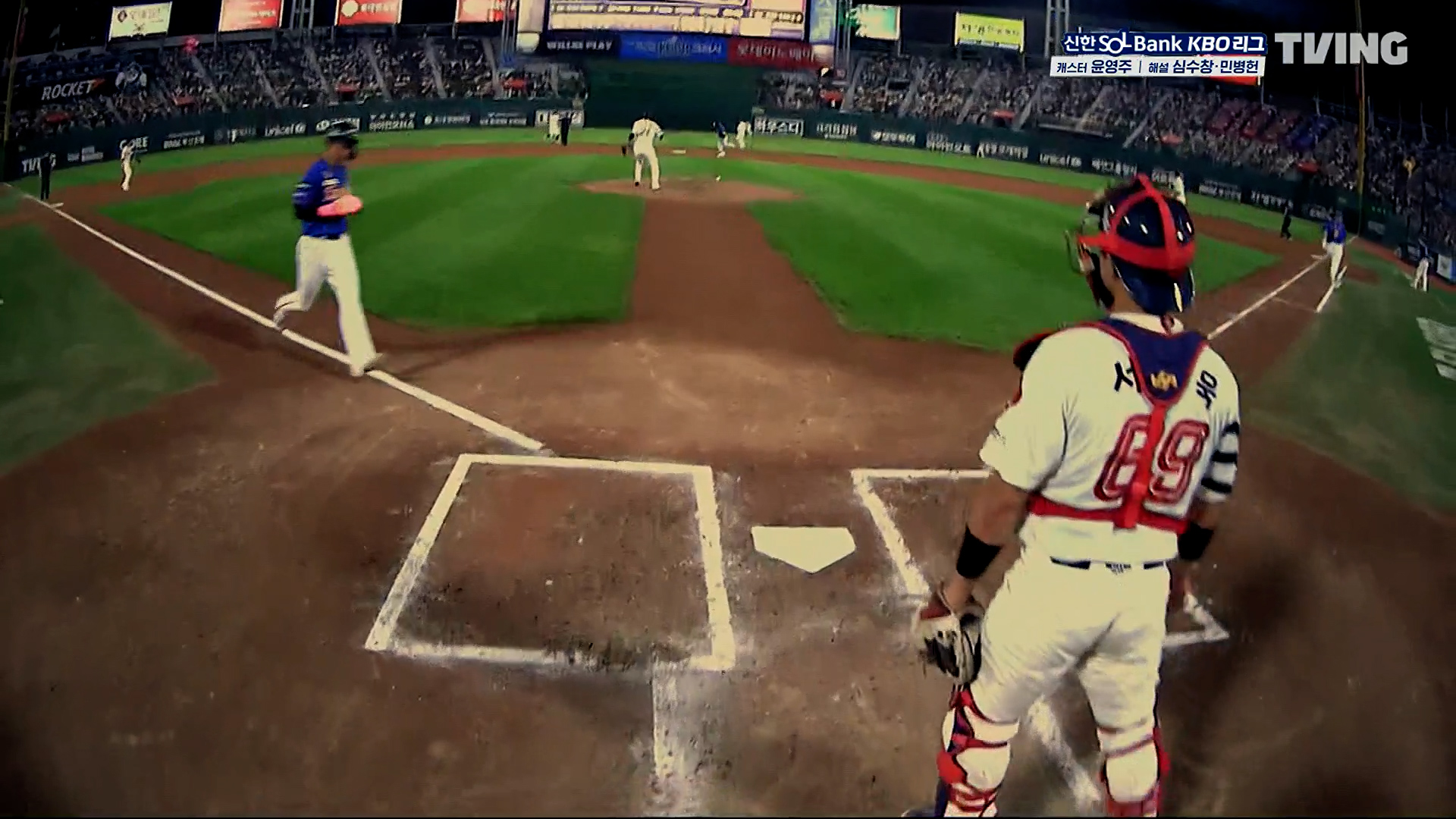 [한화] 2024/9/13 티빙슈퍼매치: '연속 적시타' 엄파이어 캠으로 보는 짜릿한 역전의 순간! | TVING