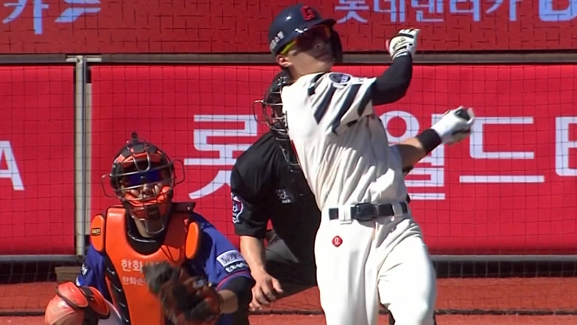 [롯데] 2024/9/14 '훅스윙' 경기 시작을 알리는 리드오프 윤동희의 솔로포! | TVING