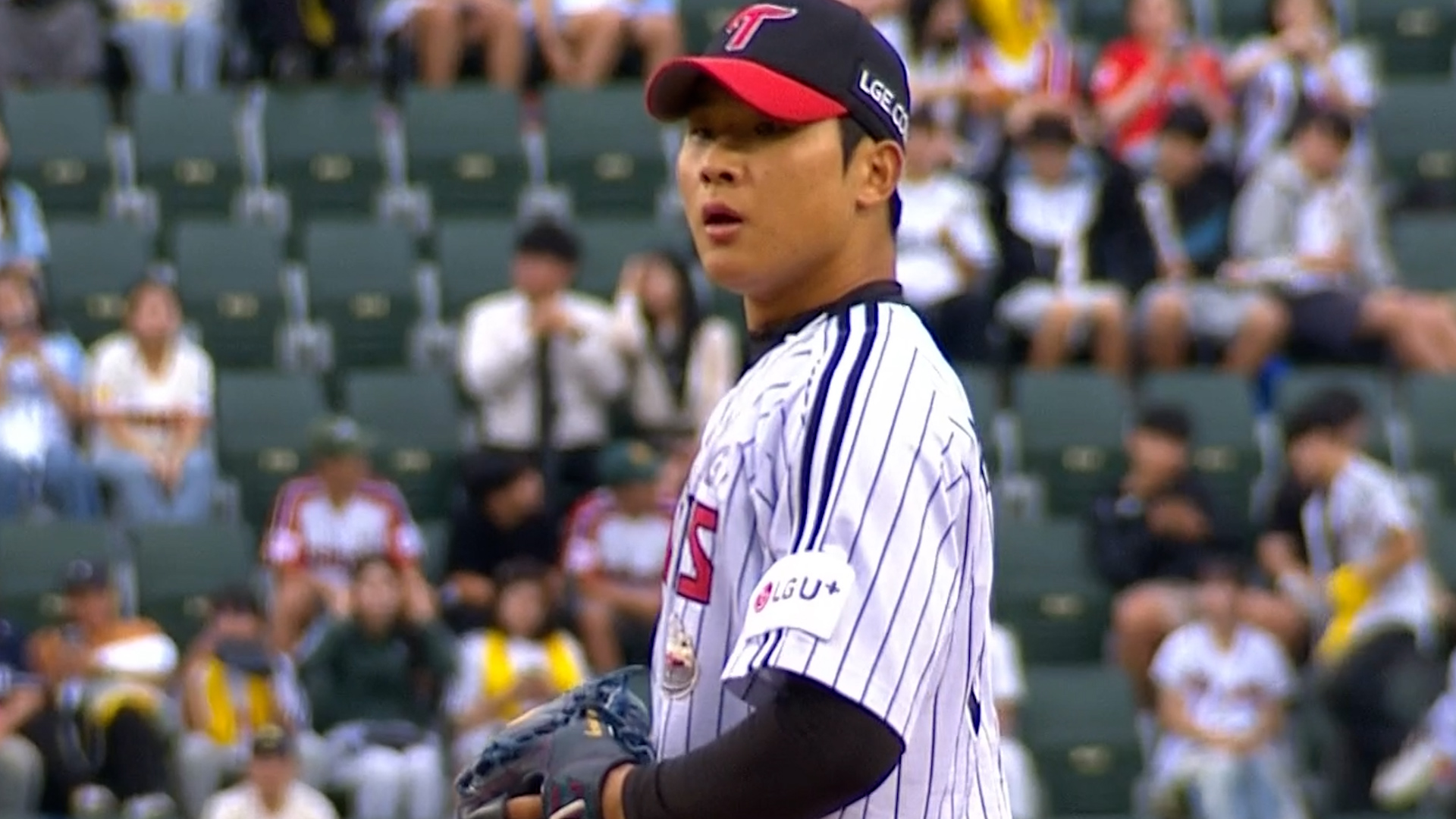 [LG] 2024/9/21 (DH1) '뜬공 3개' 삼자범퇴 이닝을 만드는 우강훈 | TVING