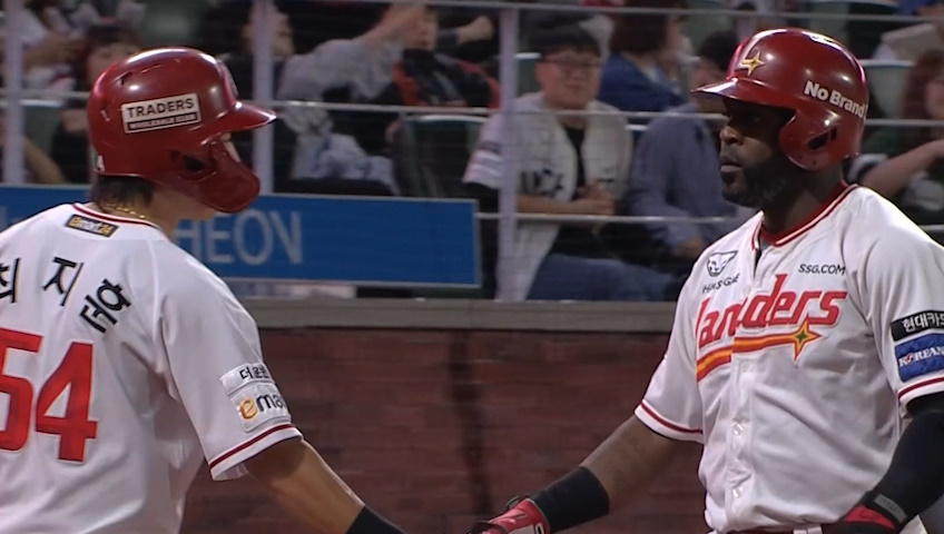 [SSG] 9/24 '오늘 SSG의 첫 득점' 반격을 시작하는 에레디아의 스리런! | TVING