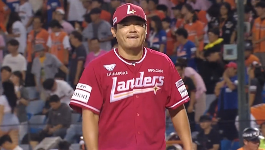 [SSG] 9/28 '무실점 행진' 실점 없이 이닝 마무리하는 노경은 | TVING