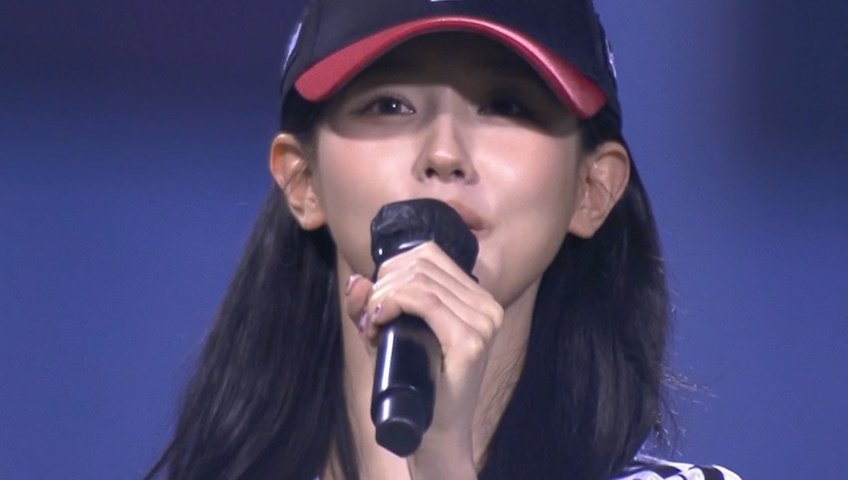 [LG] 2024/10/11 시구 - 걸그룹 '(여자)아이들' 미연 | TVING