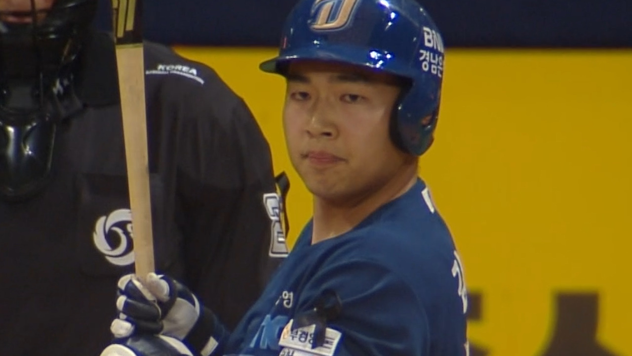 [NC] 2025/4/6 '타구 속도 173km' 선취점 만드는 김휘집의 솔로 홈런! | TVING