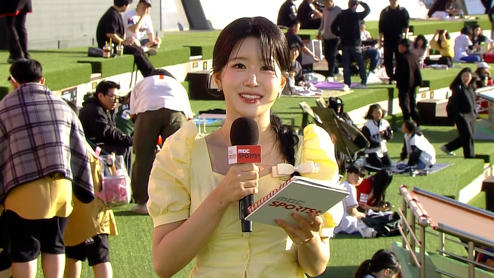 [KT] 2025/4/24 임채원 리포터의 경기 전 현장 리포팅 | TVING