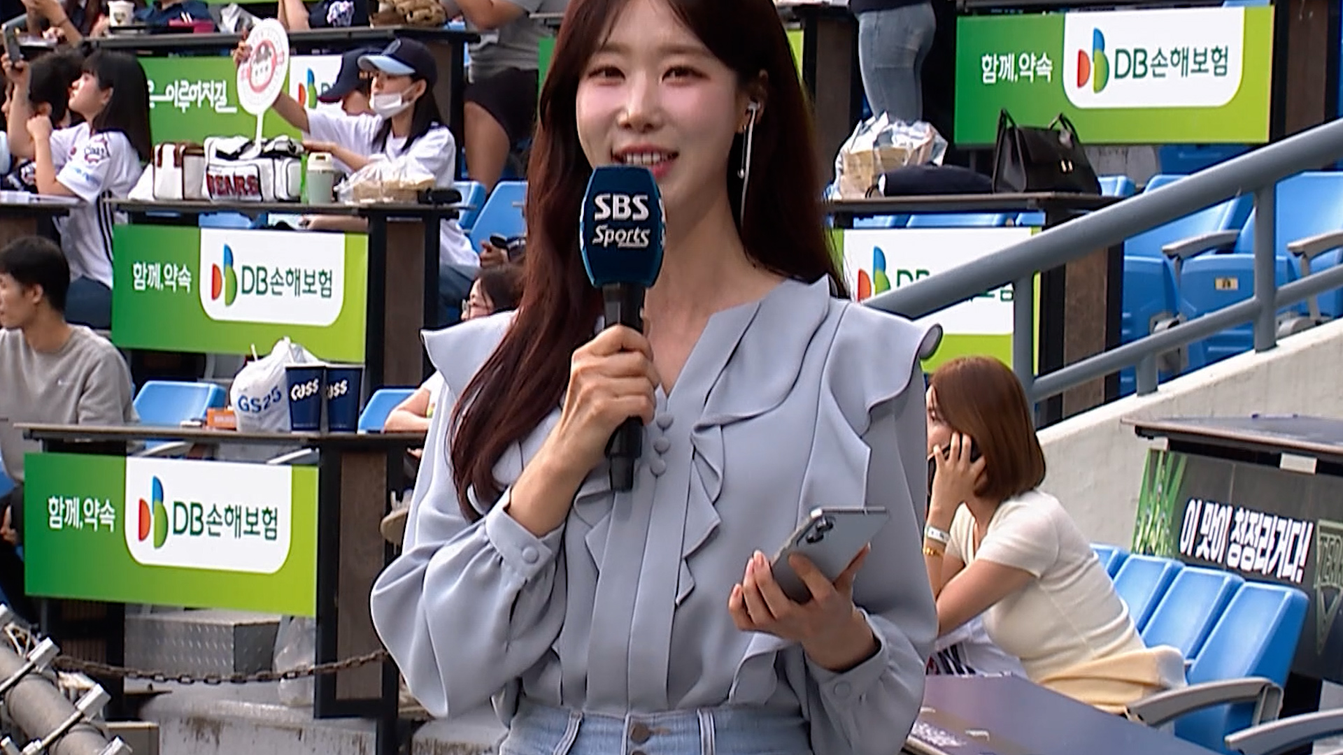 [두산] 2025/5/21 진달래 아나운서의 경기 전 현장 리포팅 | TVING